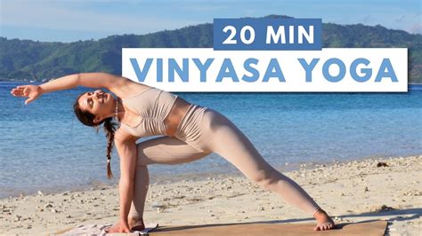 20 Min Full Body Intermediate Yoga Flow Stretch Strength YouTube