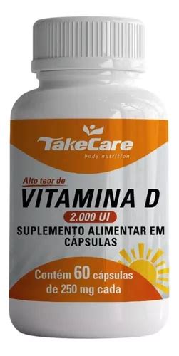 Vitamina D3 Colecalciferol 2000ui 60 Cápsulas Parcelamento sem juros