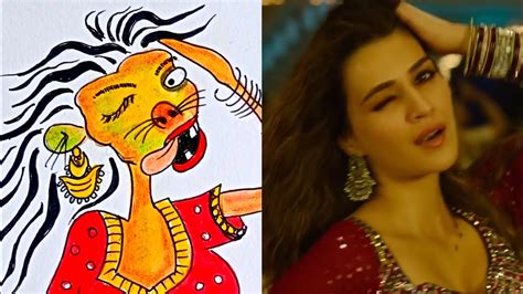 Param Sundari Meme Drawing Video Song Mimi Kriti Pankaj Tripathi