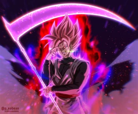 Dragon Ball Super Dragon Ball Z Goku Black Ssj Giclee Art Print Art