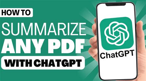 How To Summarize PDFs With ChatGPT Full Guide 2023 YouTube