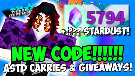 NEW CODE ASTD Giving Units Carrying ALL RAIDS All Star Tower