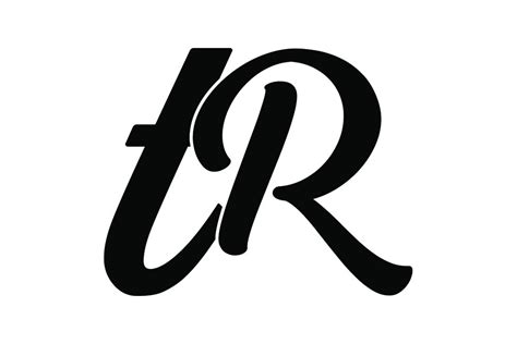 TR Monogram Logo Design Gráfico por PIKU DESIGN STORE Creative Fabrica