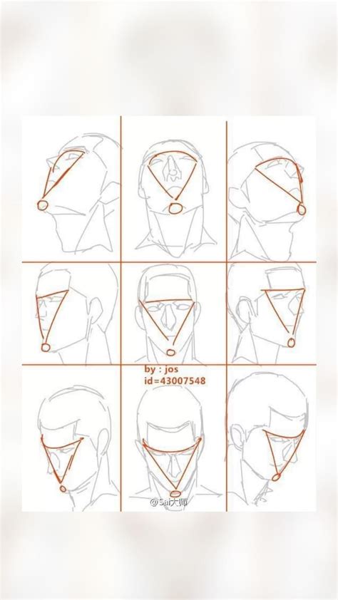12 Anime Male Facial Expressions Chart Tutorial Artofit