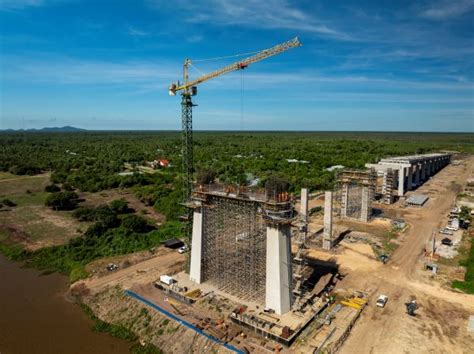 Avance Del Puente Internacional En Carmelo Peralta Revista Mandu A