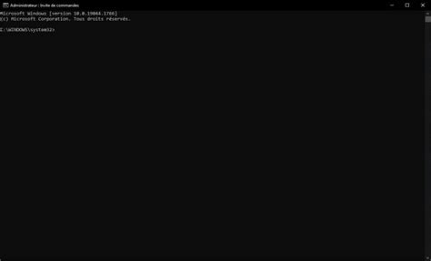 Liste des commandes à saisir dans l invite de commandes CMD