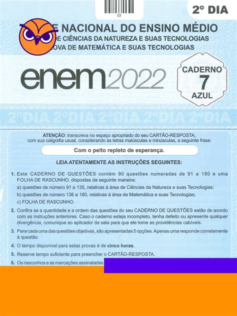 Veja o que caiu no 2º dia do Enem 2022