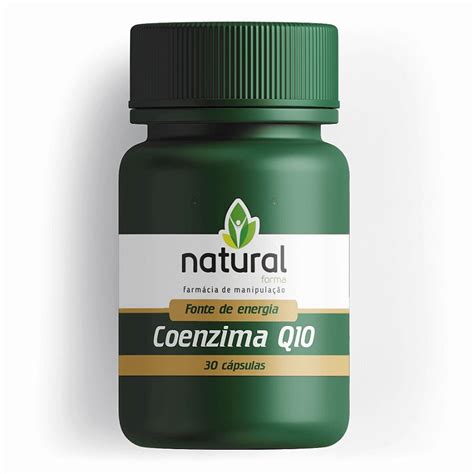 Coenzima Q10 100MG 30 Cápsulas Natural Forma Farmácia de