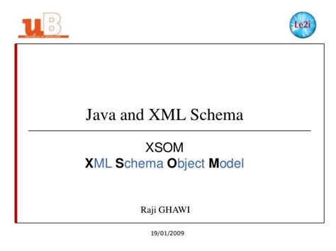 java and xml schema