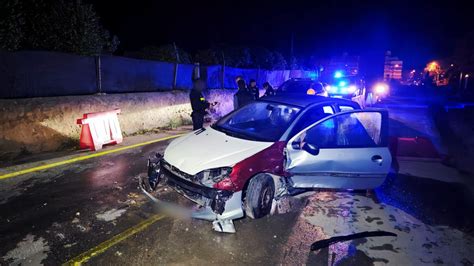 Un Conductor Ebrio Y En Sentido Contrario Provoca Un Accidente Frontal