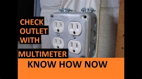 How To Use Multimeter To Check Outlet