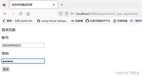 javaee作业 实验一 javaee实验1 csdn博客