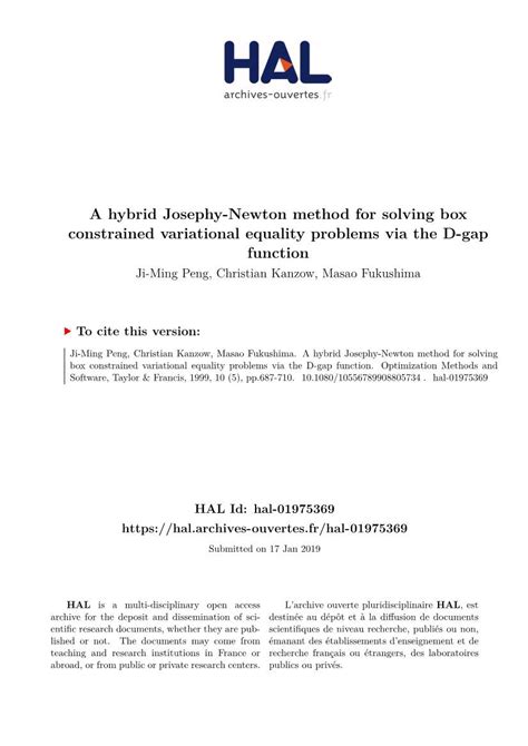 a hybrid josephy newton method for solving box constrained variational equality problems via the
