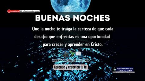 Frase De Buenas Noches Para Reflexionar En La Fe