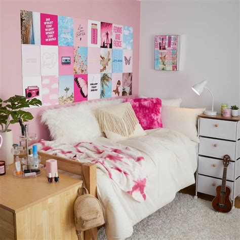 Pink Dorm Room Decor Pink Dorm Rooms Dream Dorm Room College Dorm Room Decor Girls Dorm Room