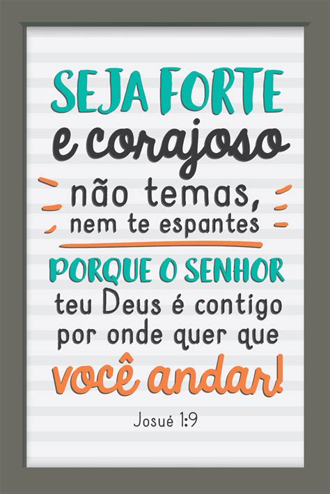 Seja Forte E Corajoso Bible Verses Motivational Quotes Words