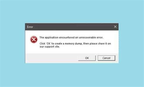 Fix The Application Encountered An Unrecoverable Error In Roblox