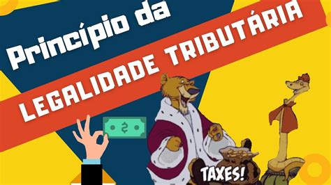 Direito Tributário Princípio da Legalidade Tributária YouTube