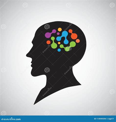 Artificial Intelligence AI Logo Design Vector Human Icon Silhouette