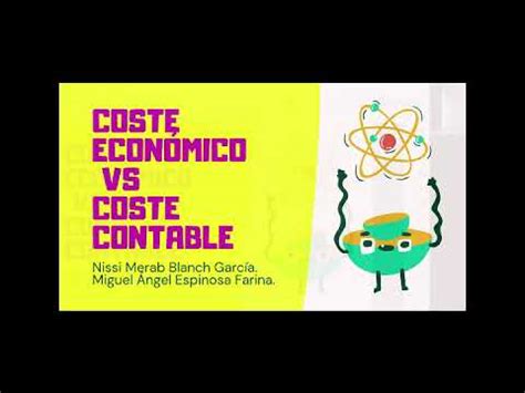 Costo económico y costo contable YouTube