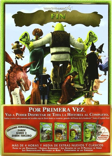 Shrek Cuatrilog A La Historia Completa Dvd Ebay