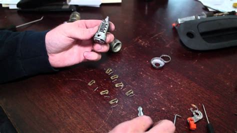 Recode Rekey Car Door Lock Cylinder Use Any Key To Unlock Car Ex