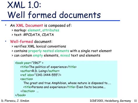 PPT XML Data From Research To Standards PowerPoint Presentation