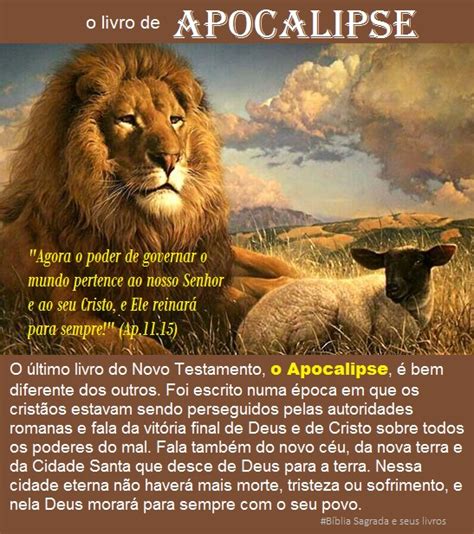 Bíblia Sagrada e seus livros APOCALIPSE o 27º e último livro do NOVO