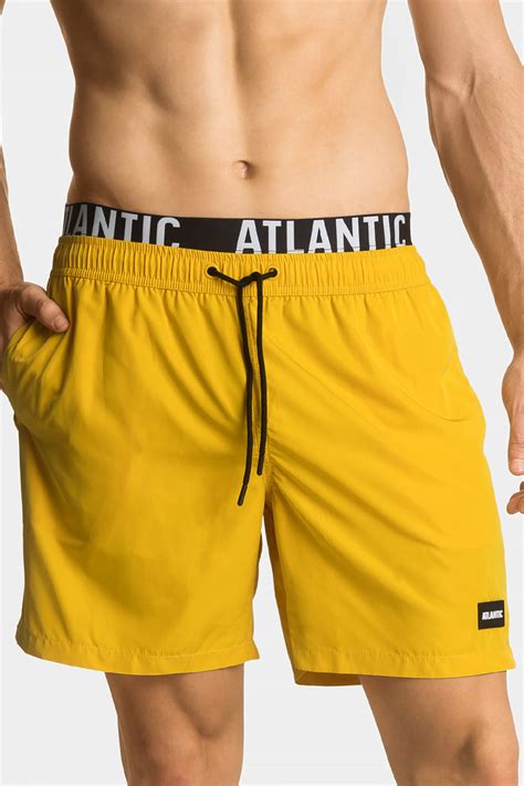 Kostium kąpielowy bermudy Atlantic KMB 200 żółty Sklep Kontri pl