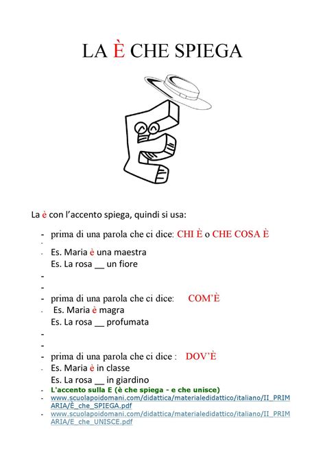 E Che Spiega E Che Unisce PDF To Flipbook Lezioni Di Grammatica
