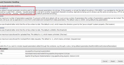 How To Handle The Request Parameter Encoding Charset In AEM AEM