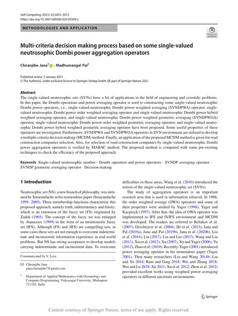 multi criteria decision making process based on some single valued neutrosophic dombi power
