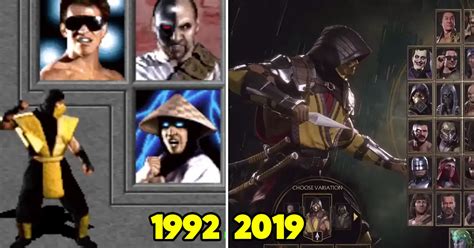 The Evolution Of Mortal Kombat S Character Select Screen Shows Just How