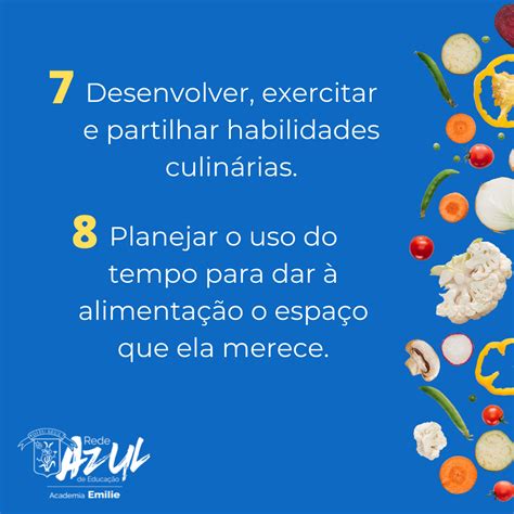 10 passos para uma alimentação saudável Colégio Emilie de Villeneuve