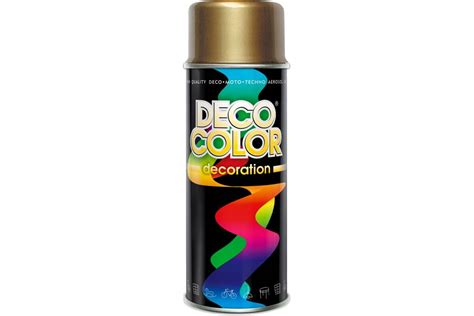 DECO COLOR Farba lakier w sprayu ZŁOTY RAL0000 23 90 zł Lakiery