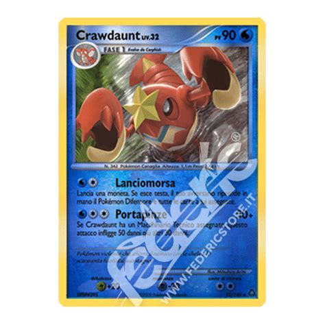022 146 Crawdaunt Rara Reverse IT MINT Federicstore