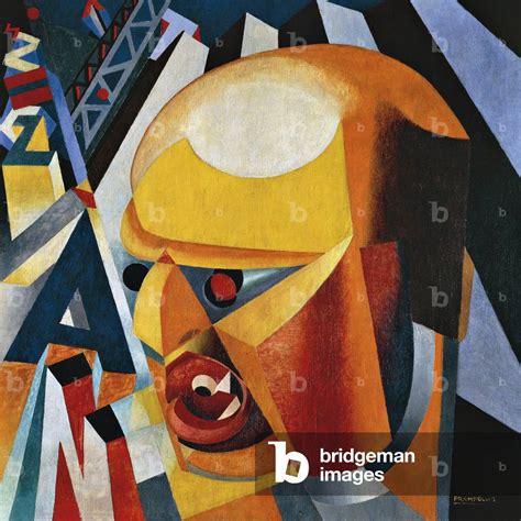 Image Of Portrait Of Filippo Tommaso Marinetti Plastic Syntheses