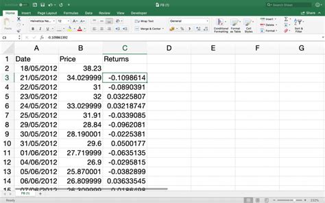 How To Calculate Stock Returns Manually On Excel Fervent