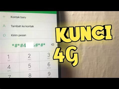 Cara Kunci Sinyal Hp G Tutorial Android Youtube