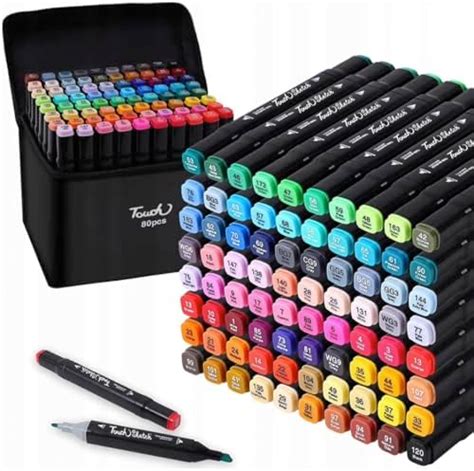 80 Couleurs Feutre A Alcool Feutres Coloriage Adulte Marqueurs à