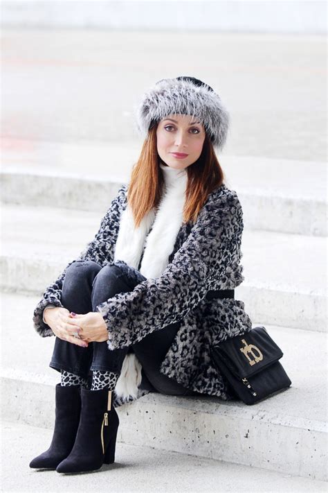 Redhead Illusion Fur Play Fur Coat
