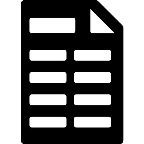 Text File Filled Interface Paper Sheet Vector SVG Icon SVG Repo