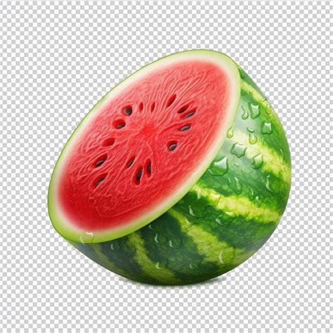 Premium Psd Psd Watermelon Isolated On Transparent Background Hd Png