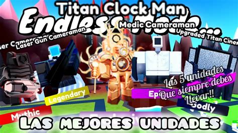 LAS MEJORES UNIDADES PARA ENDLESS Toilet Tower Defense