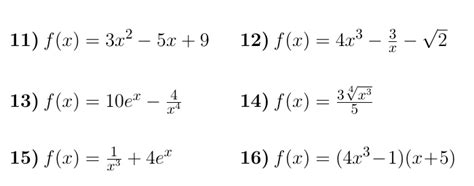 Differentiation Using The Chain Rule Worksheet With Answers