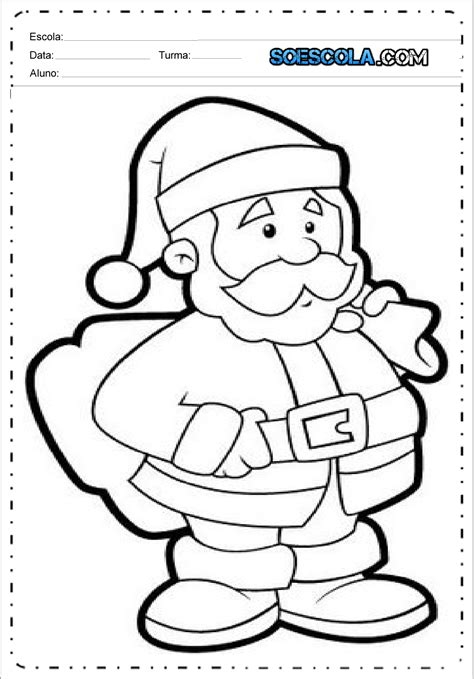 Desenhos De Papai Noel Para Colorir E Imprimir Desenhos De Natal