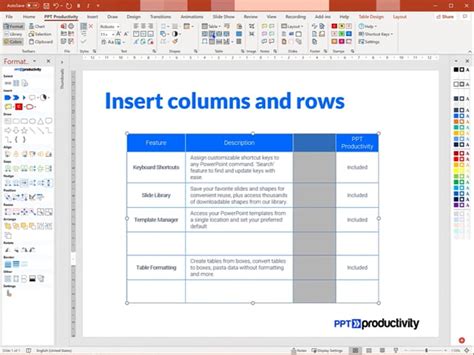 How To Resize Multiple Rows In Powerpoint Table Brokeasshome