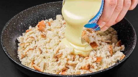G Teau Au Pain Et Au Lait Concentr Une Recette Fantastique Et