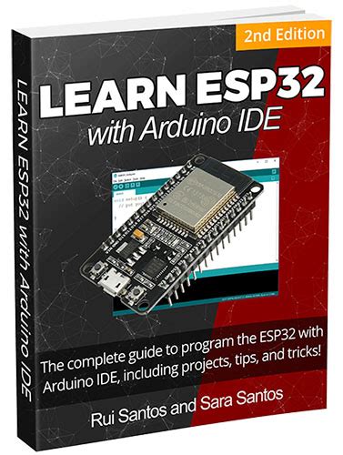 learn esp32 with arduino ide 2nd edition rui santos sara santos ebook cover random nerd tutorials