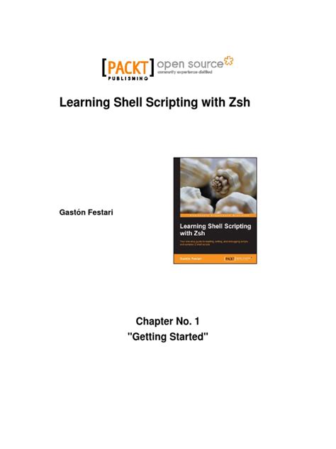 Learning Shell Scripting With Zsh Sample Chapter Pdf Command Line Interface Computer